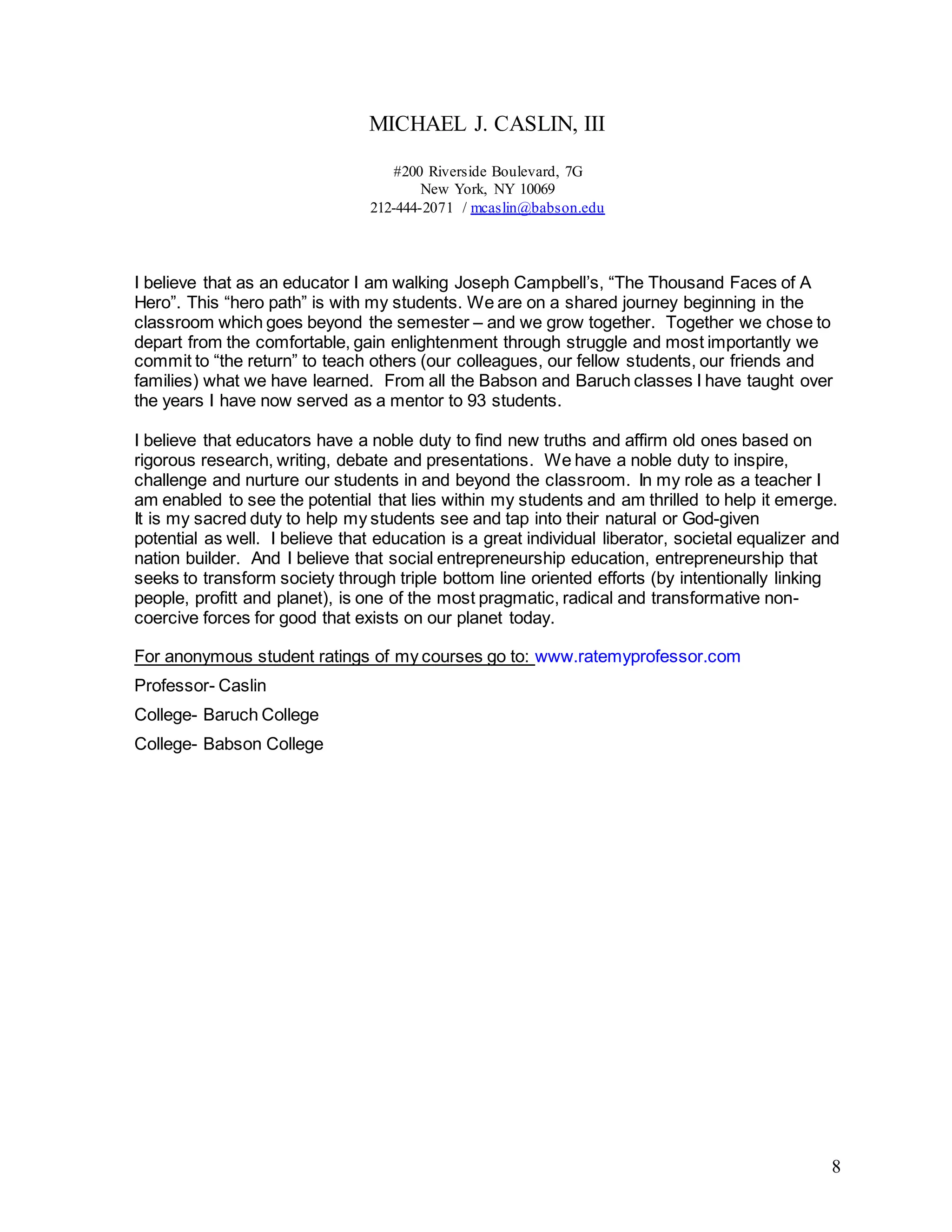 MC-CV- ACAD FORMAT- 2015-8.22.15