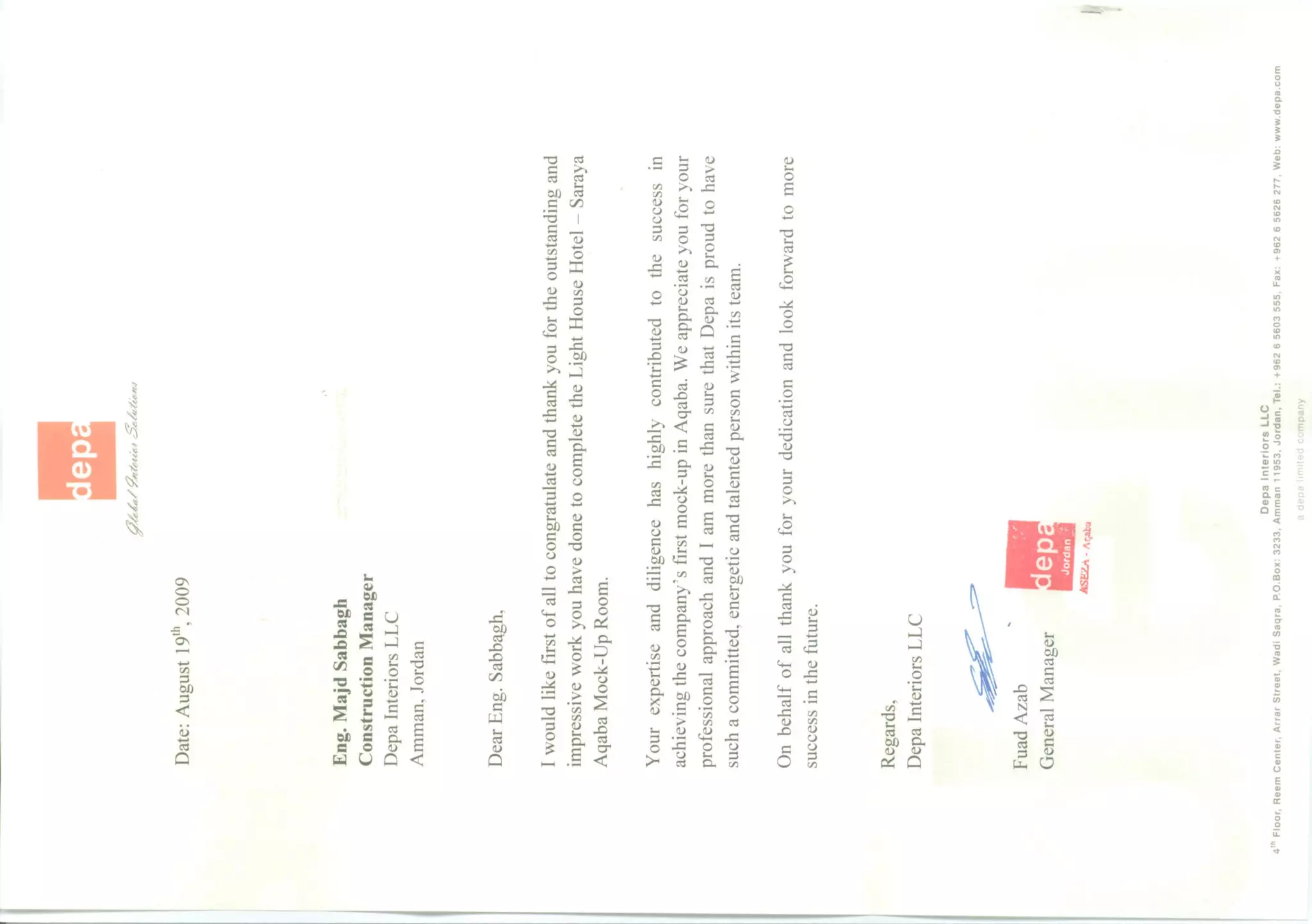 Depa Experience Letters | PDF