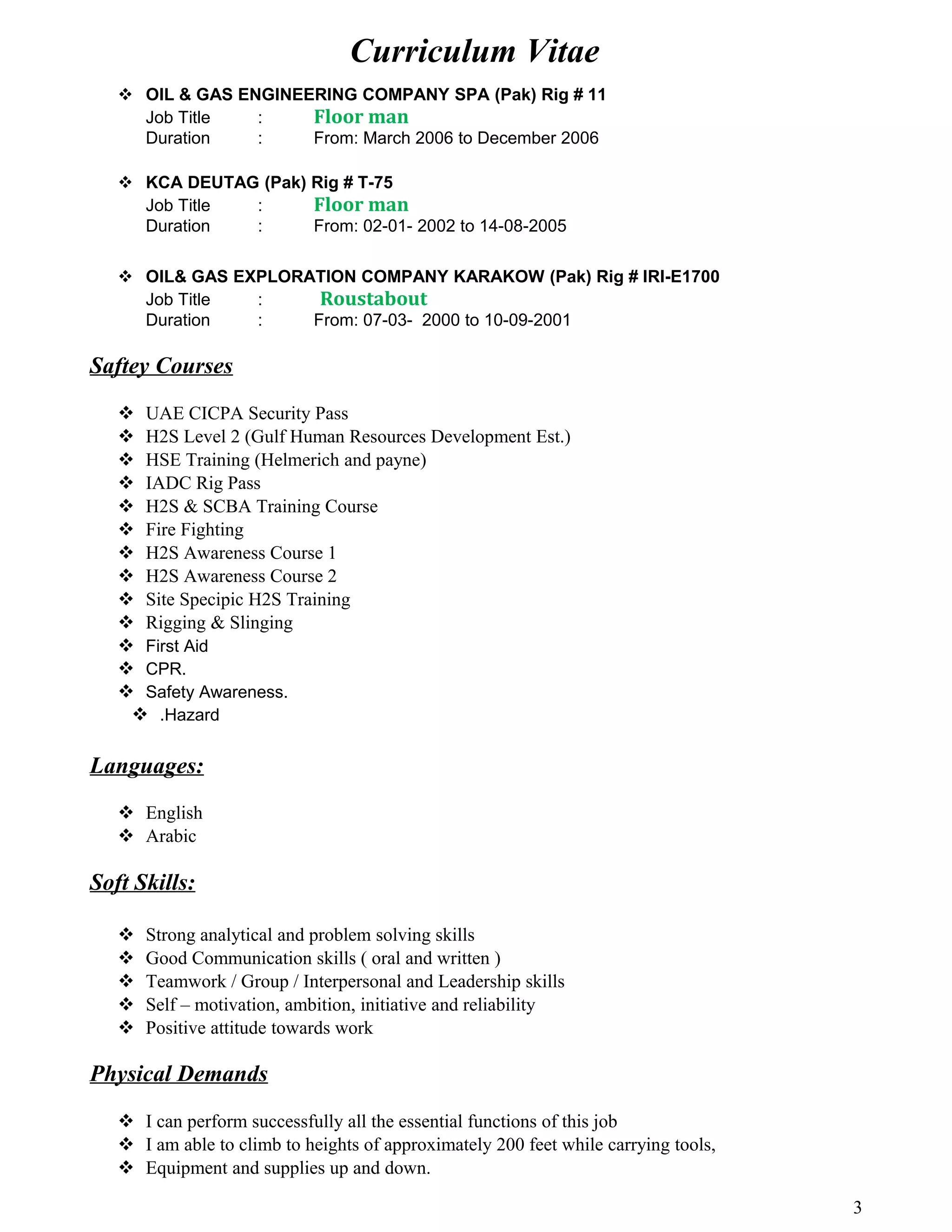 Assistant Driller | PDF