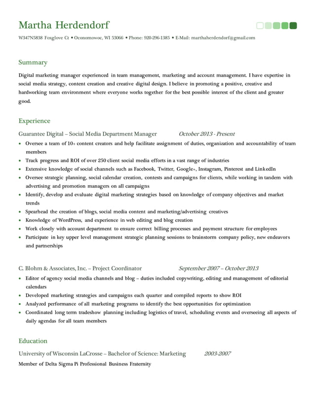 Resume | PDF