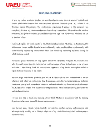 Industrial Report on Urea Production | PDF