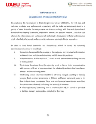 Industrial Report on Urea Production | PDF