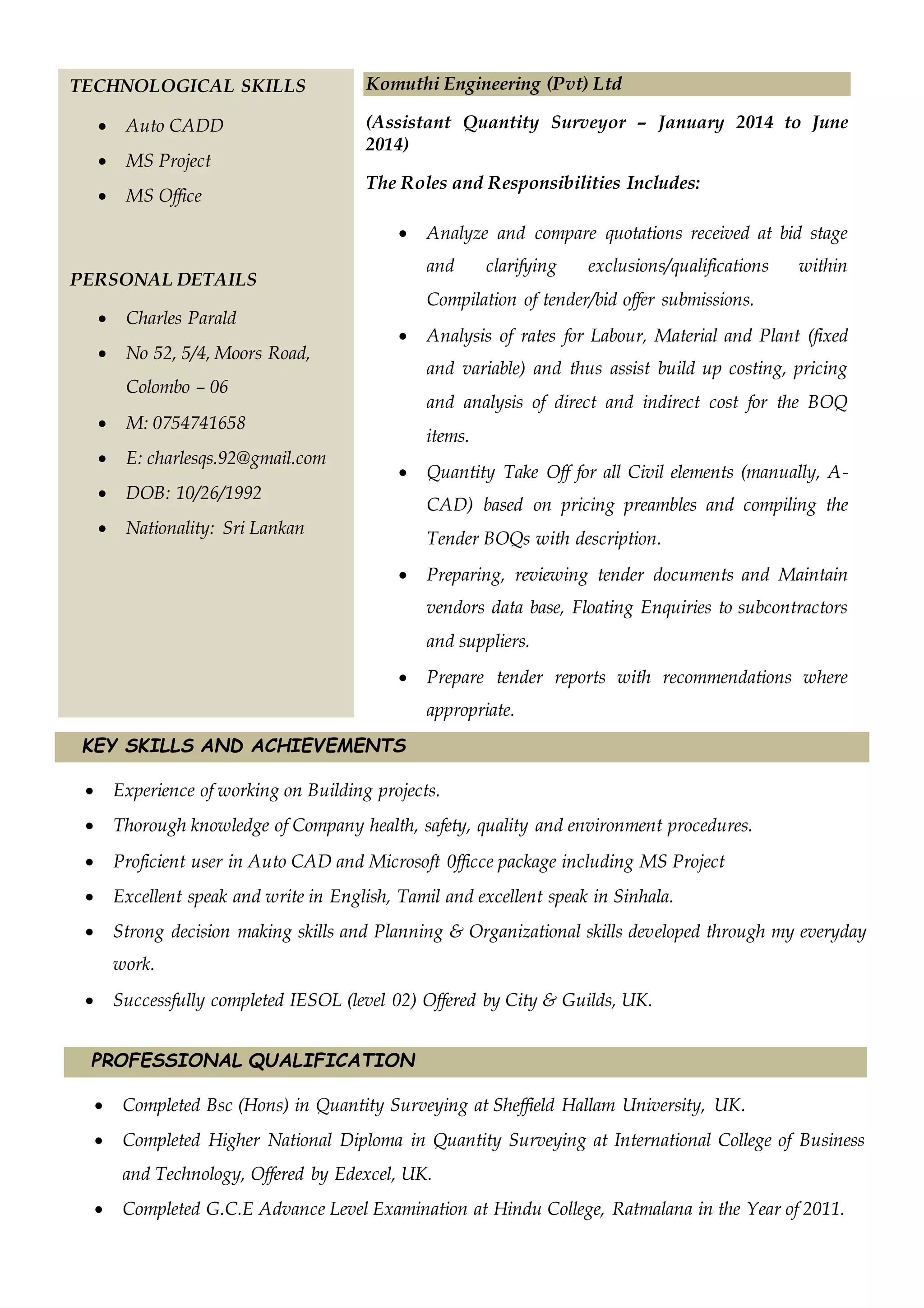 OFFICIAL CV | DOCX