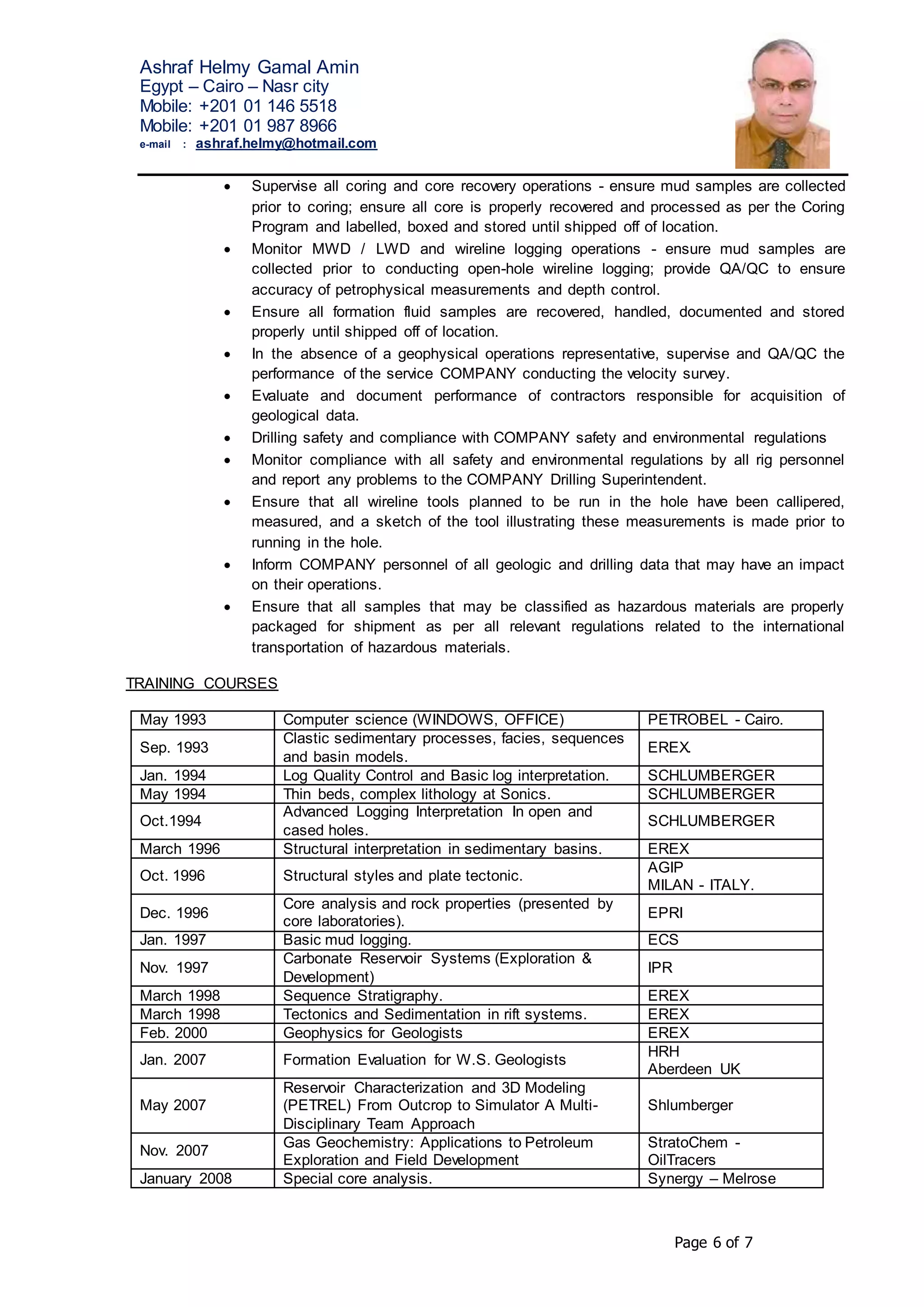 CV - Ashraf Amin | PDF