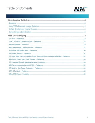 AIM_PEDS_Guidelines_HeadNeck | PDF