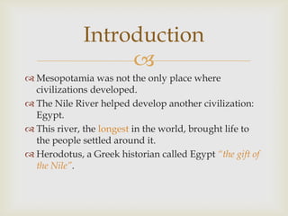8 egyptian geography | PPTX