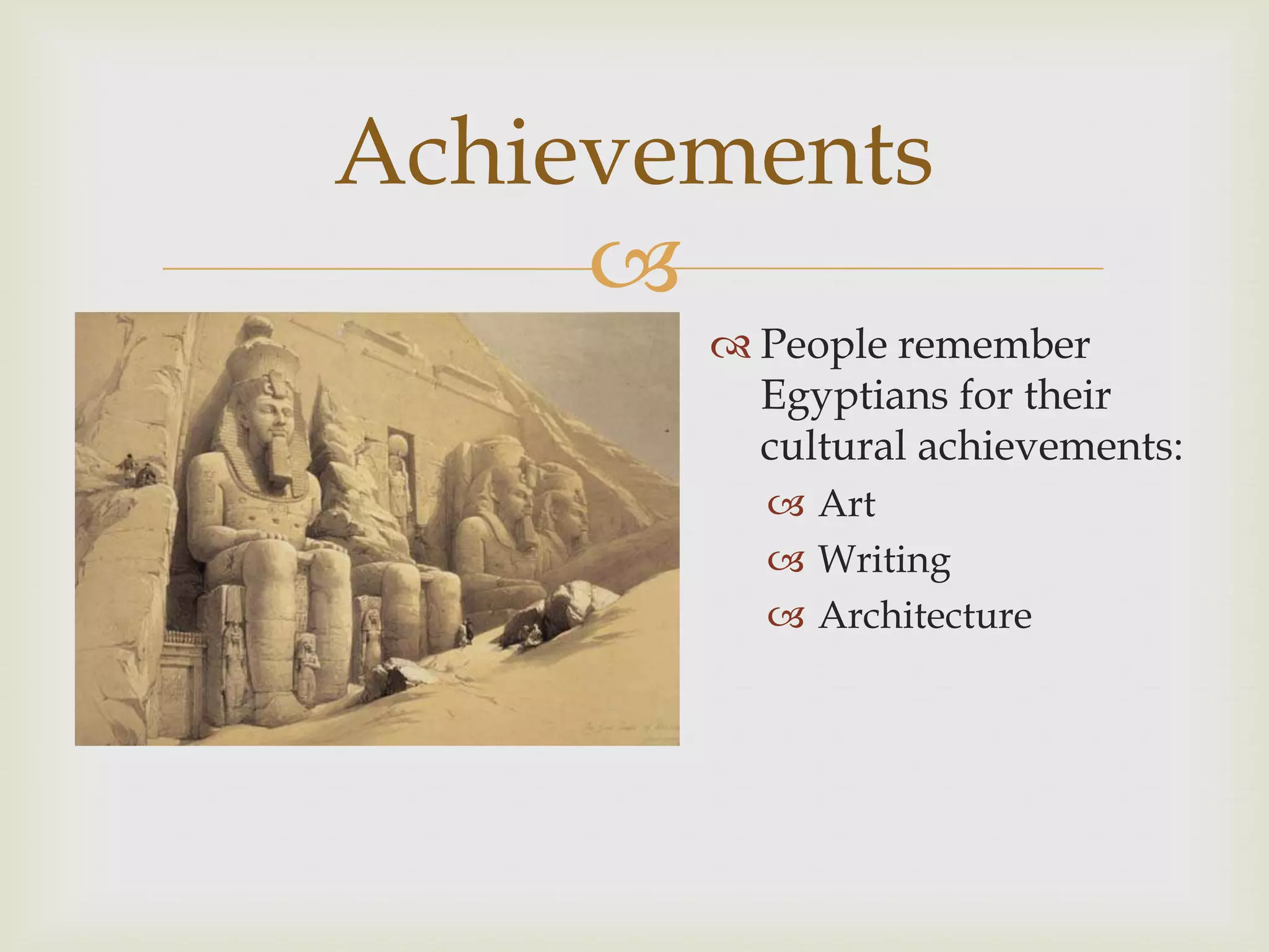 Egyptian Achievements | PPTX