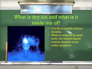 Eleanor - Dry Ice | PPS | Chemistry | Science