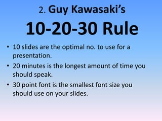 8 ELEMENTS OF A GOOD PRESENTATION | PPTX