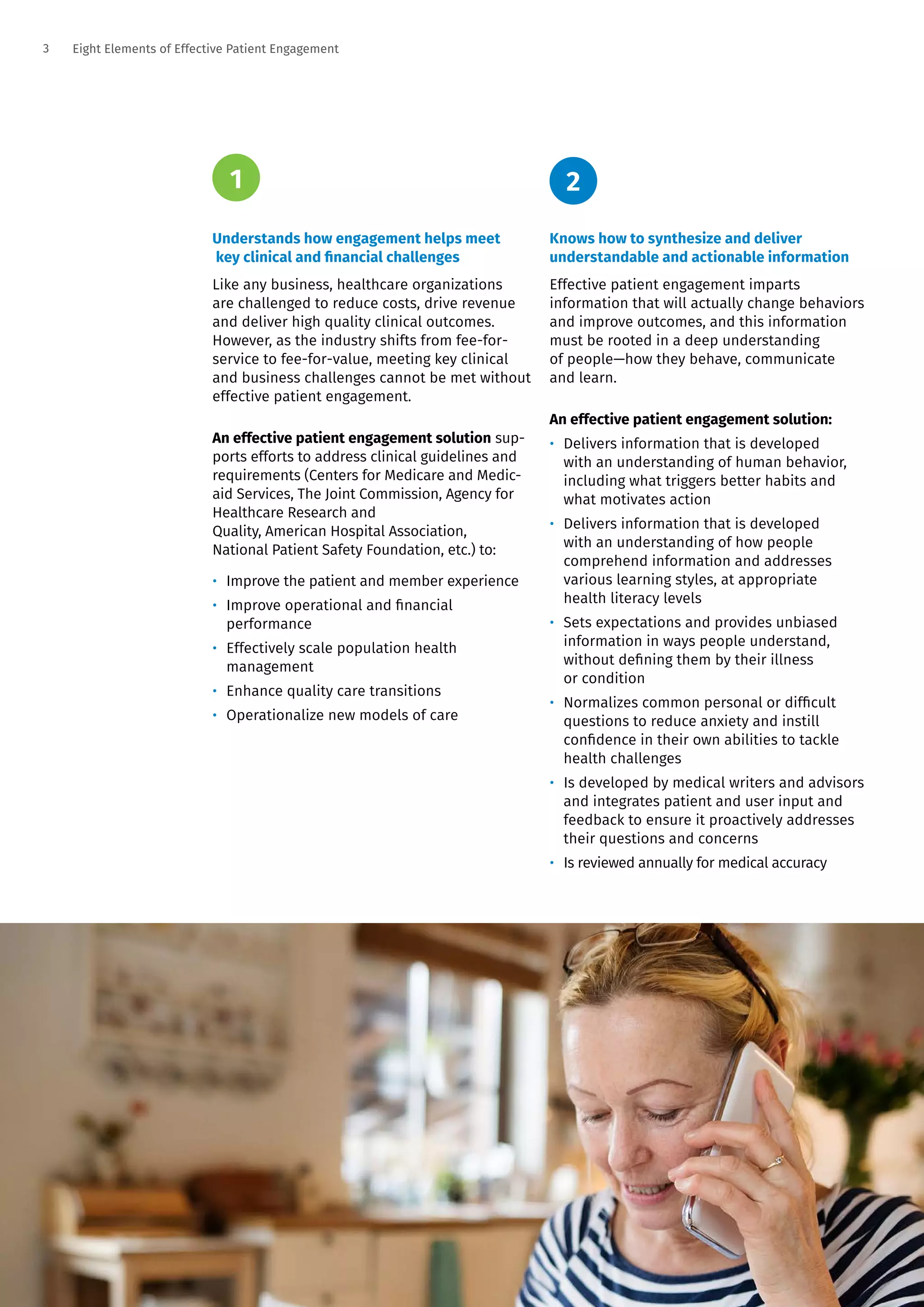 8 Elements of Patient Engagement | PDF