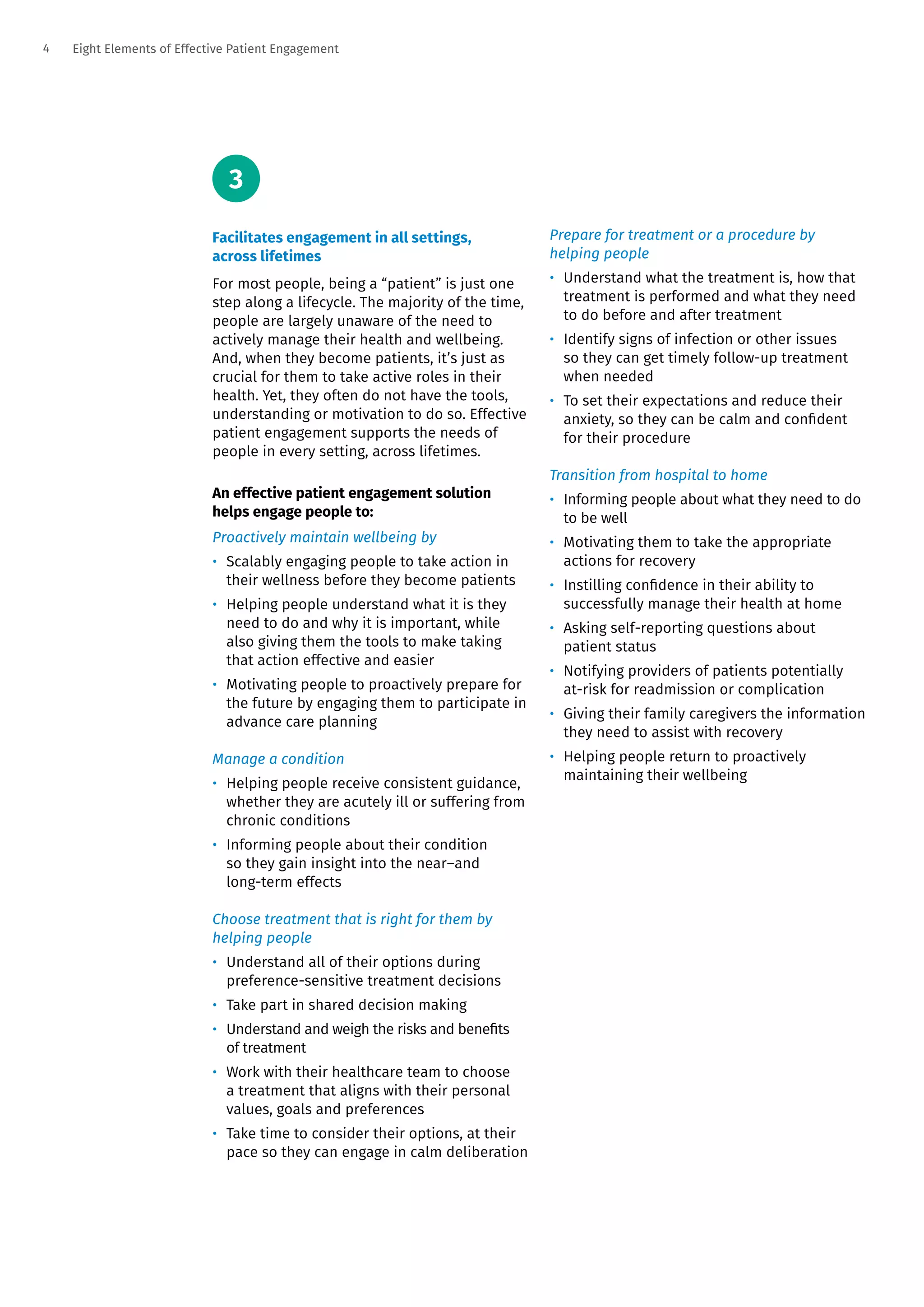 8 Elements of Patient Engagement | PDF