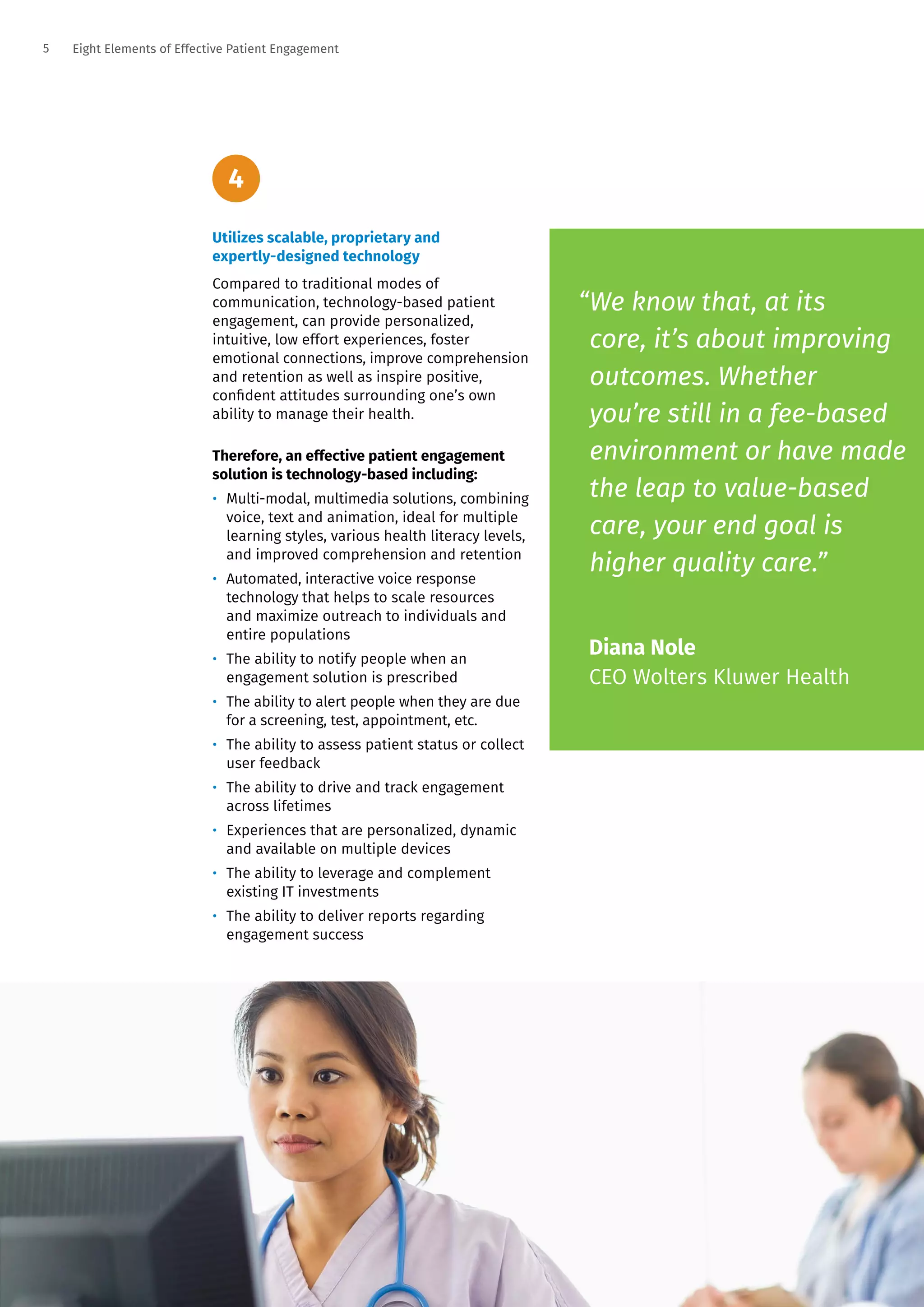 8 Elements of Patient Engagement | PDF