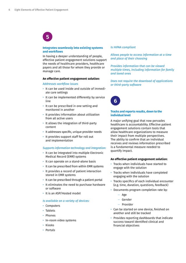 8 Elements of Patient Engagement | PDF | Healthcare Industry | Industries