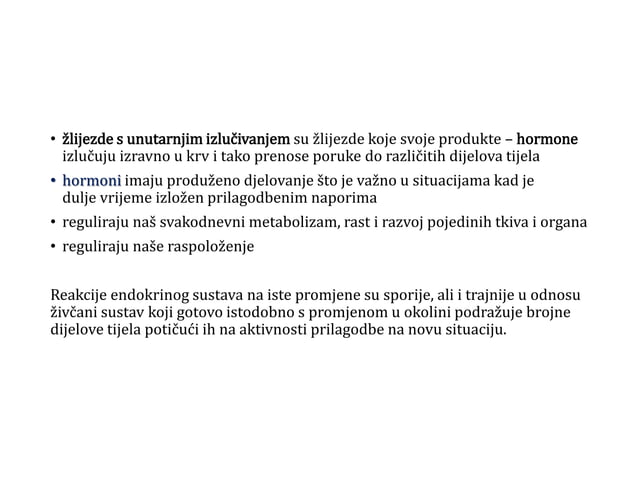 Endokrini sustav | PPTX