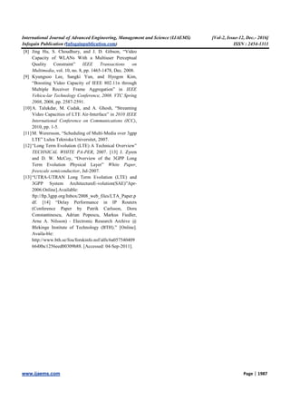 end to end delay performance analysis of video conferencing over lte | PDF