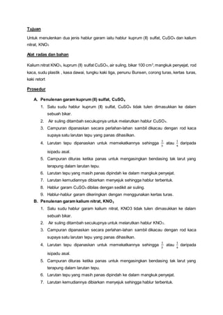 Amali 2 - Penghabluran Semula | PDF