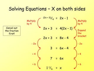 8) Equations with X on both sides (Higher).ppt