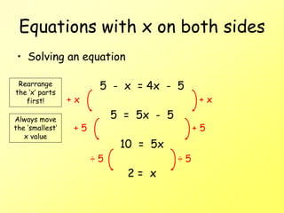 8) Equations with X on both sides (Higher).ppt
