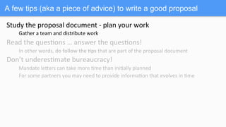 Sharing one successful Erasmus+ project proposal | PPT