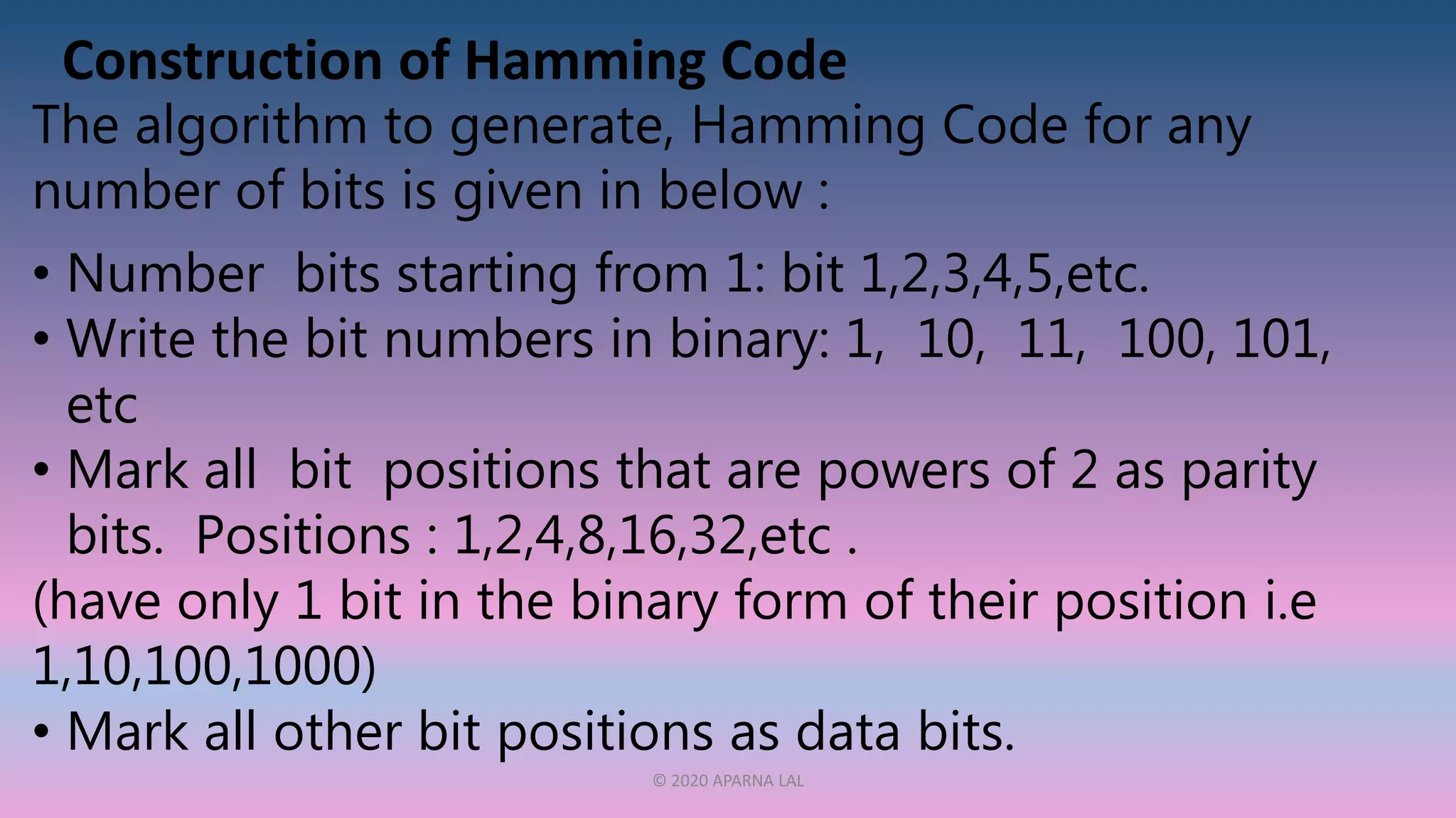 Error Handling Codes Pptx Computer Networking Computing