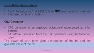 error handling codes | PPTX | Computer Networking | Computing