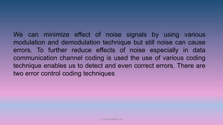 error handling codes | PPTX | Computer Networking | Computing