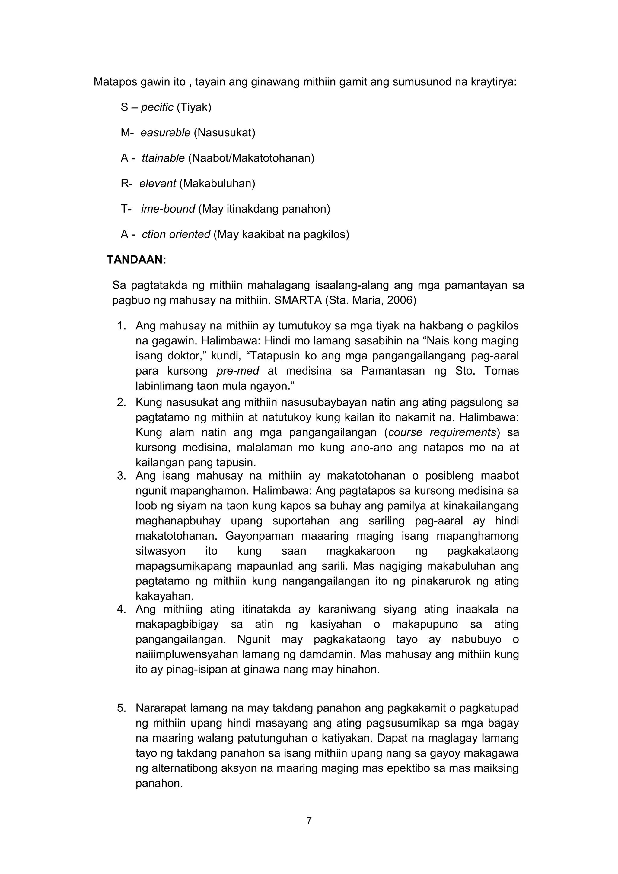 Edukasyon sa Pagpapakatao Grade 7 | DOC