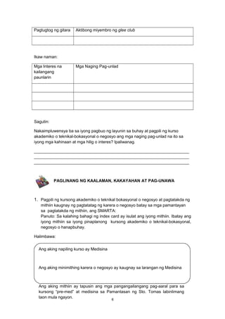 Edukasyon sa Pagpapakatao Grade 7 | DOC