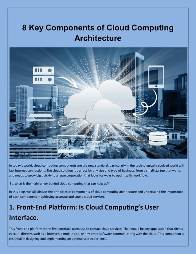 8 Essential Elements of Cloud Computing Architecture.pdf | Cloud ...