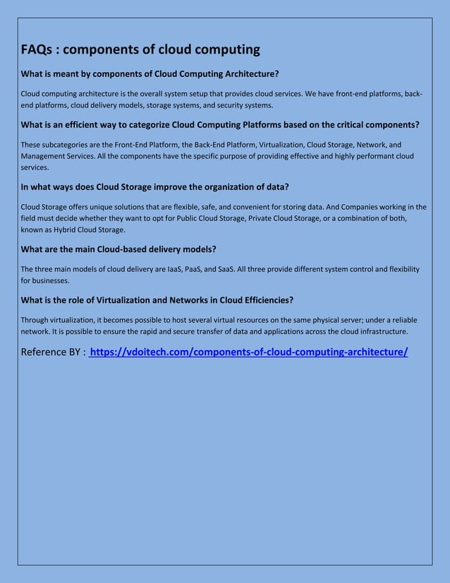 8 Essential Elements of Cloud Computing Architecture.pdf | Cloud Computing | Internet