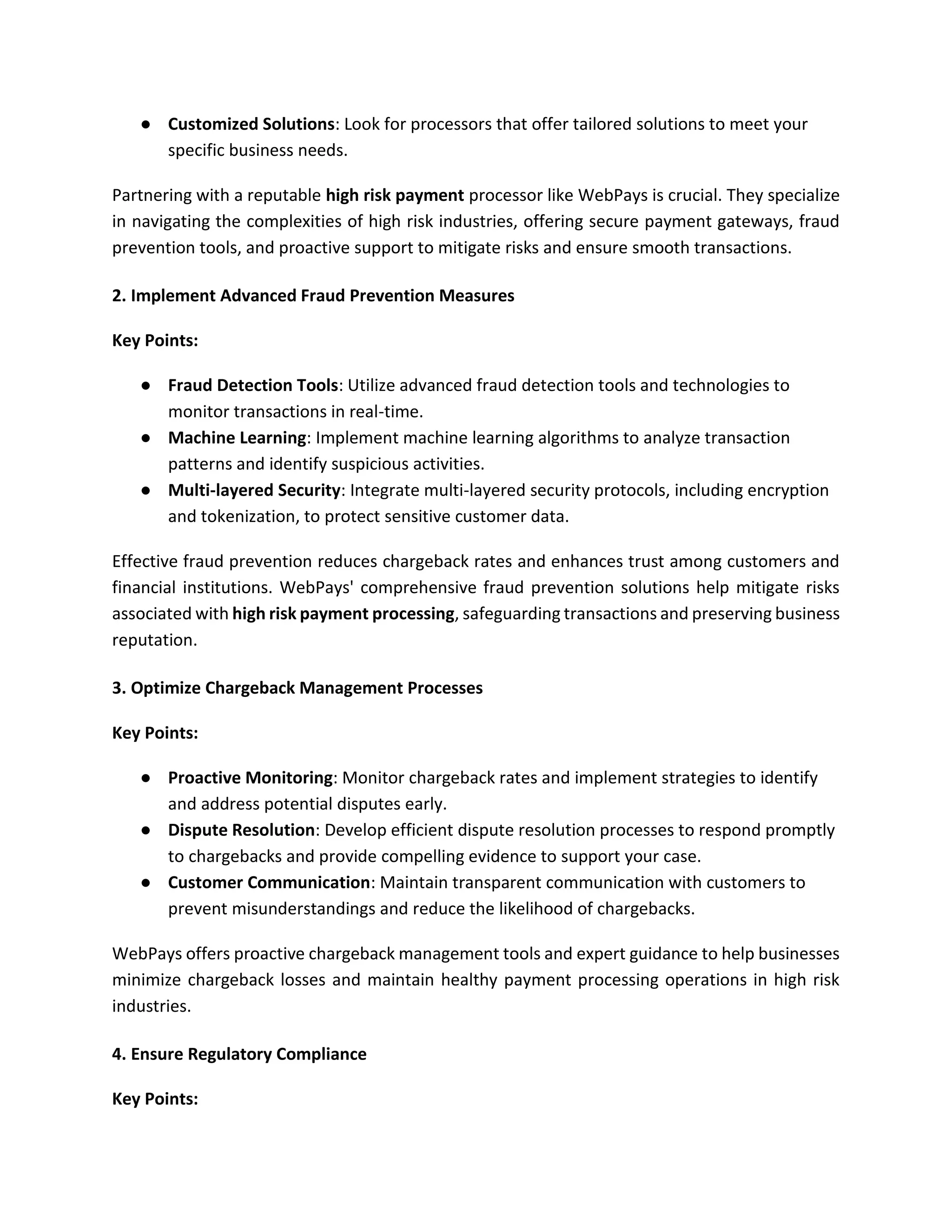8 Essential Strategies For Managing High Risk Payment Processing | PDF