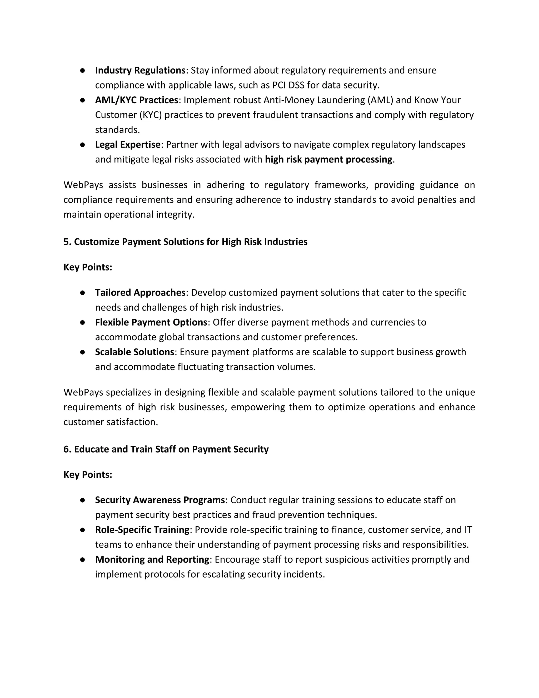 8 Essential Strategies For Managing High Risk Payment Processing | PDF