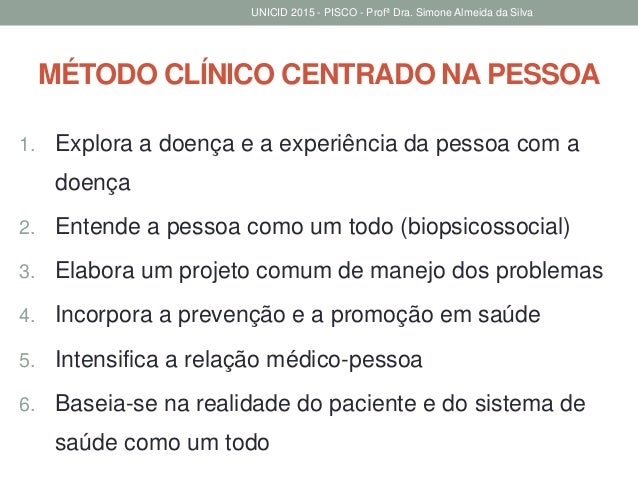 MCCP e anamnese modelo SOAP