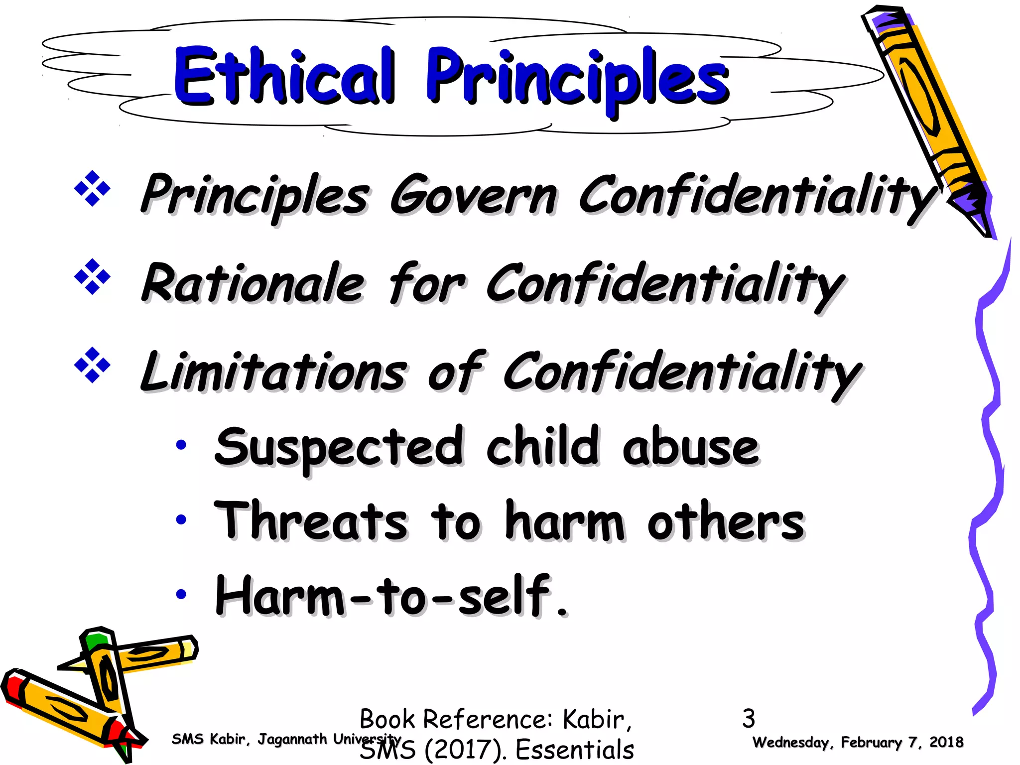 Ethics in Psychological Practice | PPT