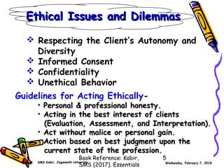 Ethics in Psychological Practice | PPT