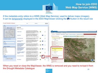 8 european drought observatory micale | PPTX | Web Development | Internet