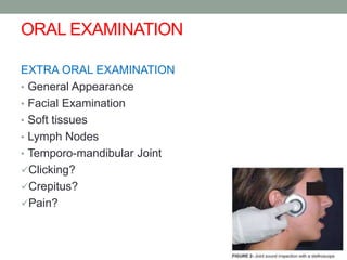 Examination,diagnosis and treatment planning in rpd | PPTX