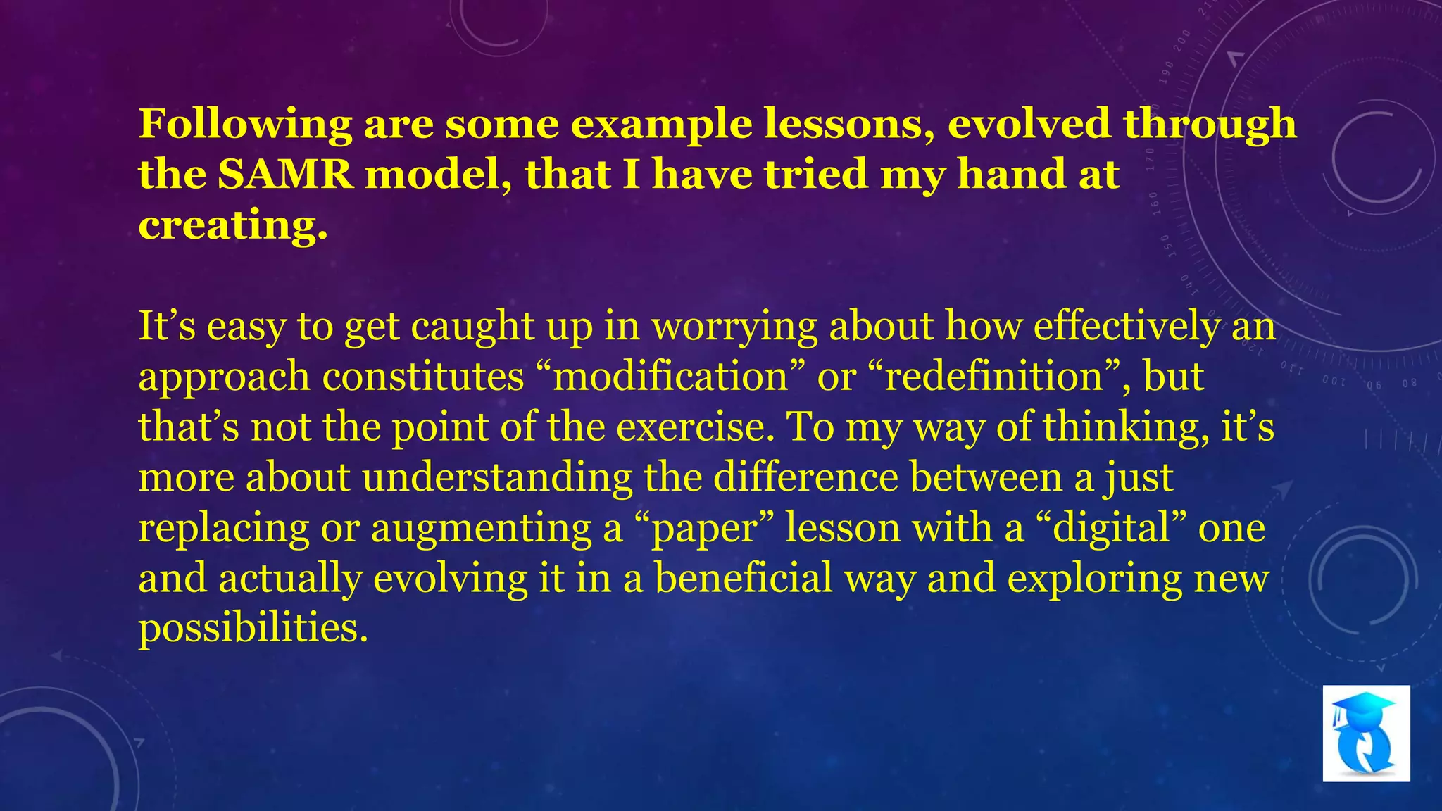 8 Examples of Transforming Lessons Through the SAMR Model