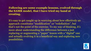 8 Examples of Transforming Lessons Through the SAMR Model | PPTX