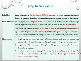 the exophaytic lesions in oral mucosa .pptx