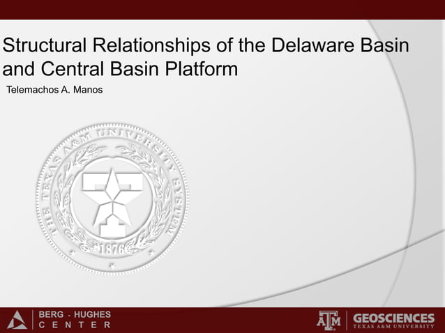 Delaware Basin Structural Relationships_Manos | PPTX | Geology | Science