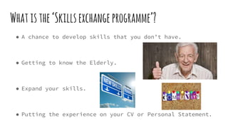 The ‘Skills exchange programme’ | PPT