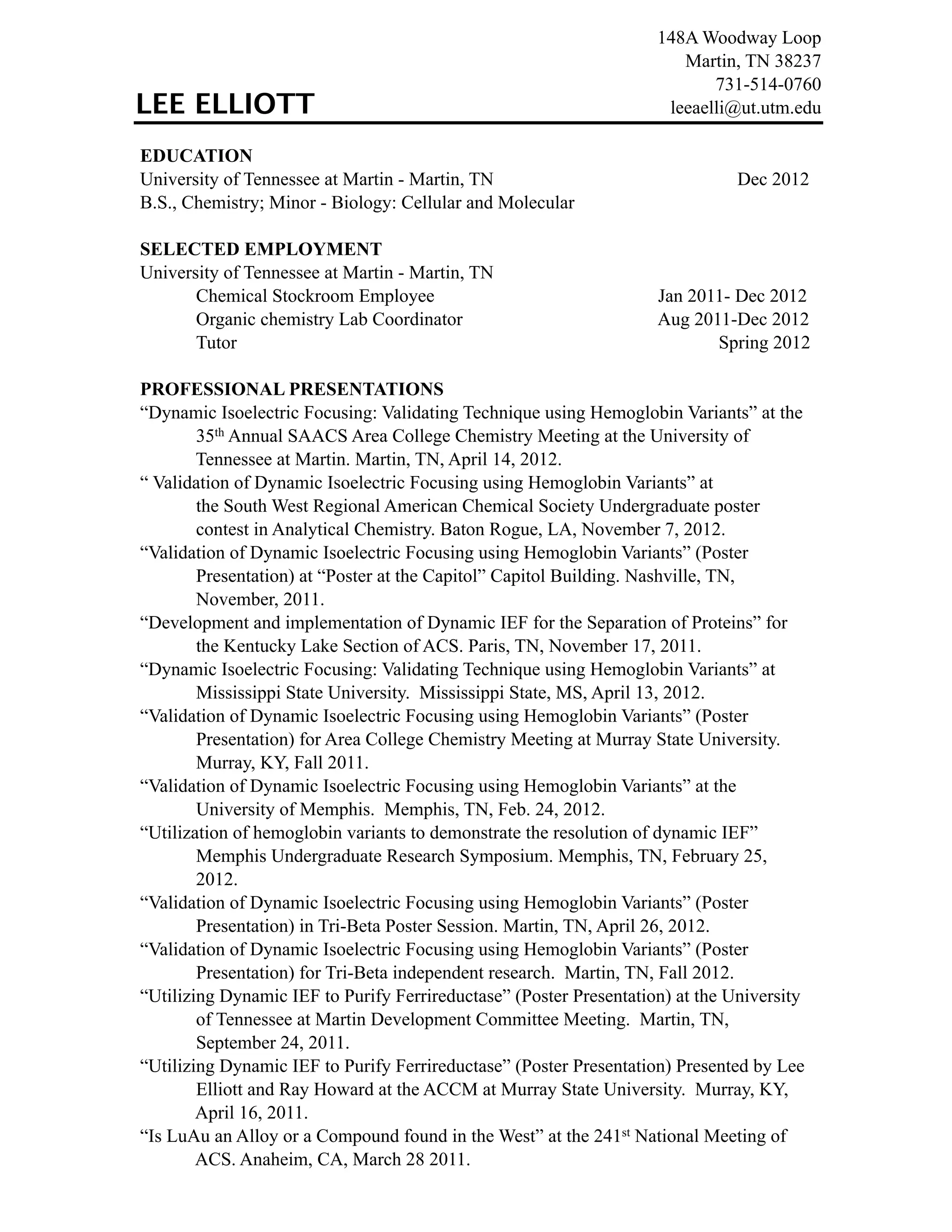 Lee Elliott CV-PDF | PDF