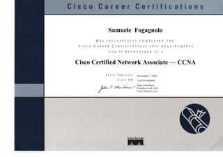 CISCO-CCNA-Cert-2003 | PPT