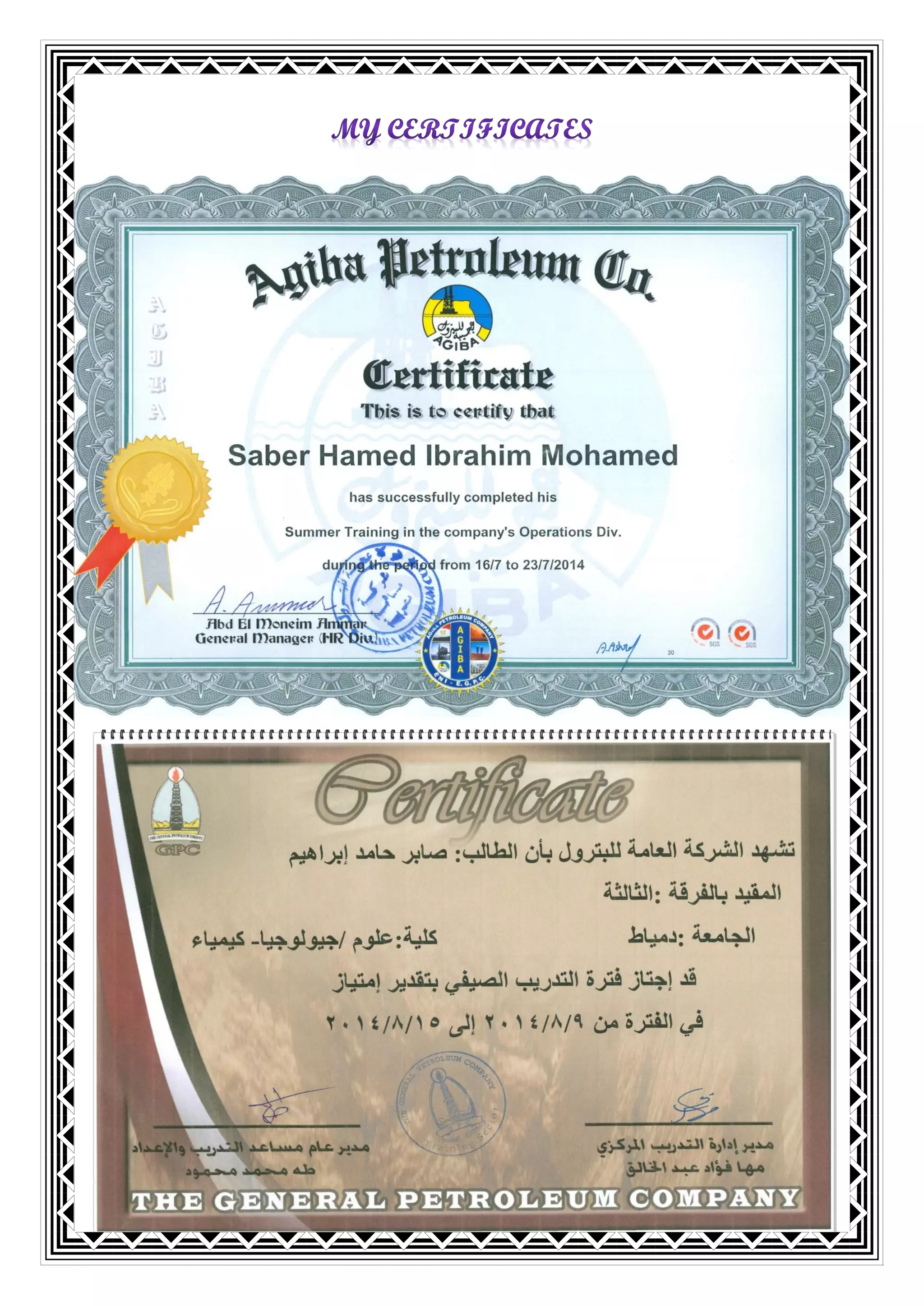 CERTIFICATES | PDF