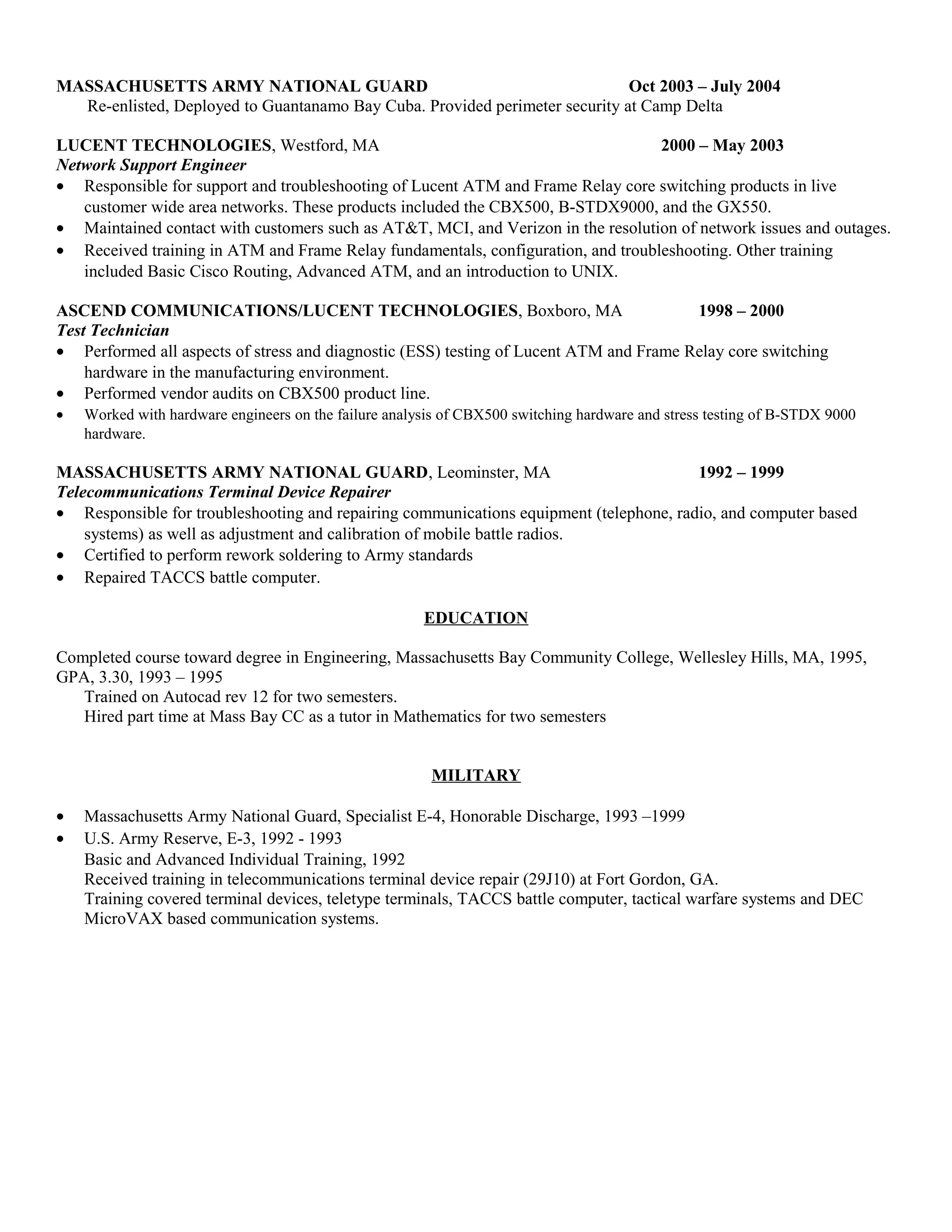 Resume_of_Jeffrey_Litman | DOC | Computing | Technology & Computing
