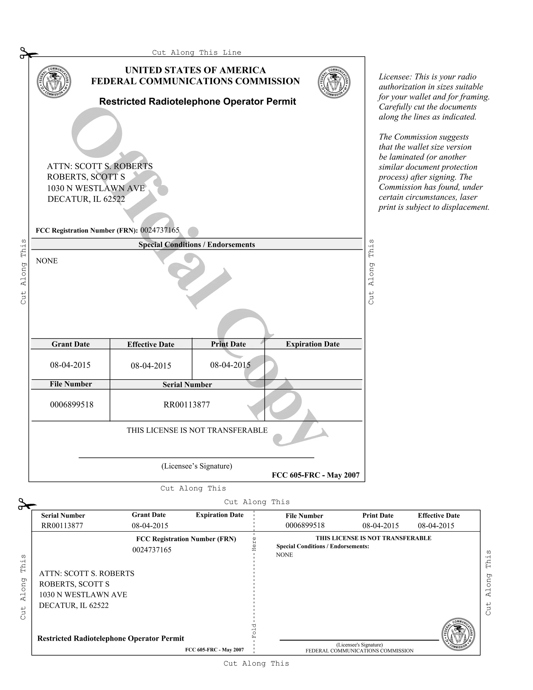 Fcc Permit Pdf