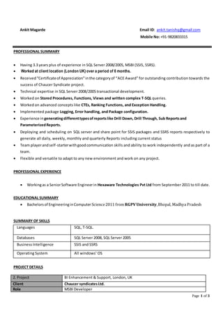 Resume_Ankit_Magarde | PDF