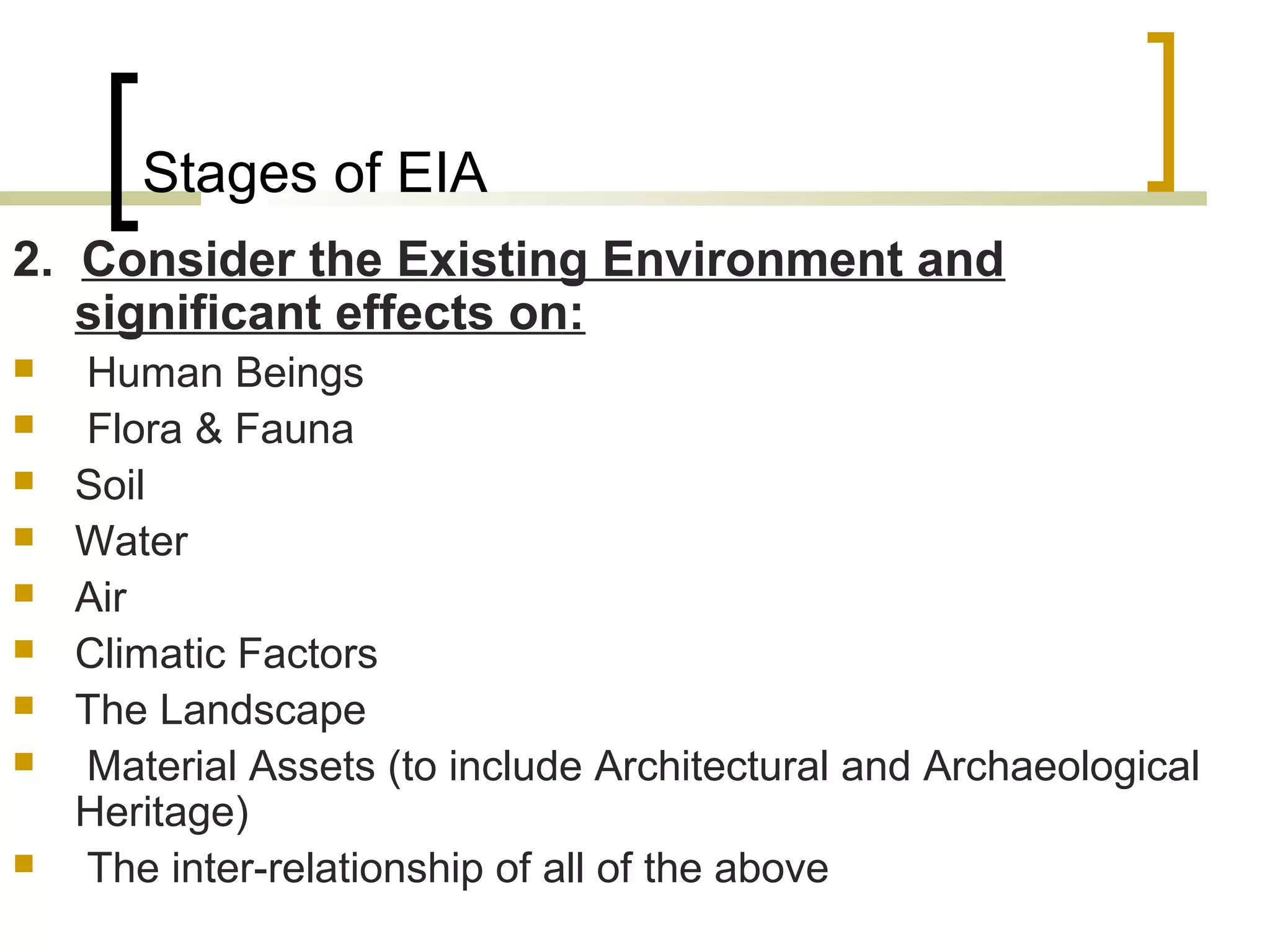Imelda Winters Presentation Environmental Impact Assessment | PPT