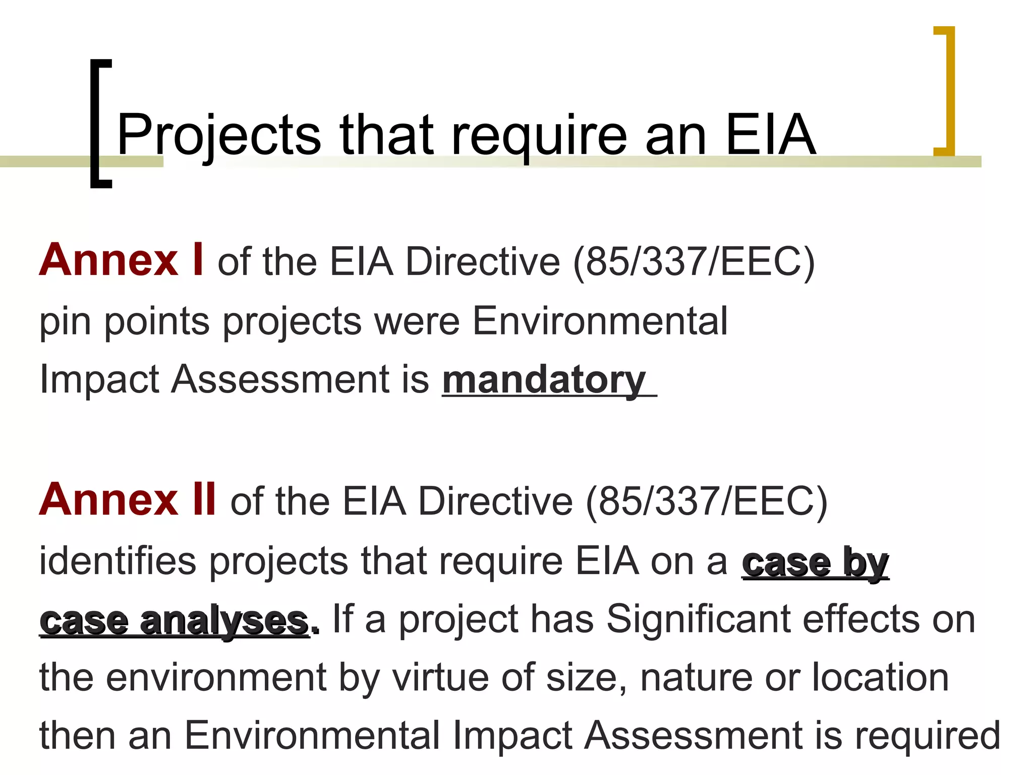 Imelda Winters Presentation Environmental Impact Assessment | PPT